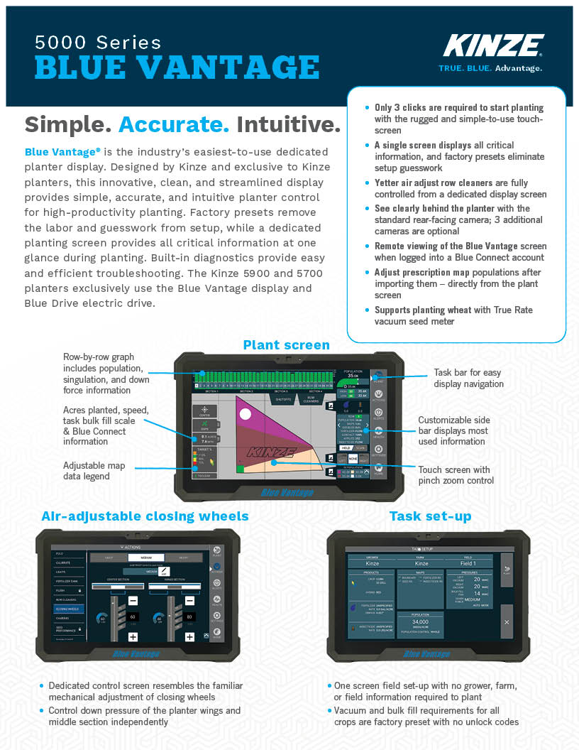 Product Literature – Kinze