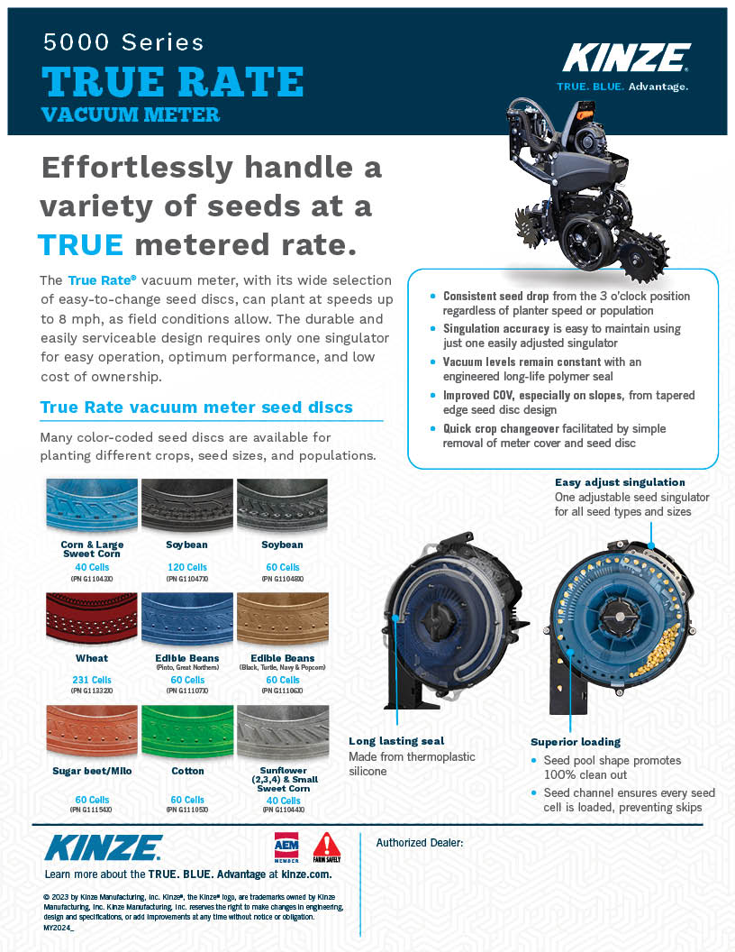 Product Literature – Kinze