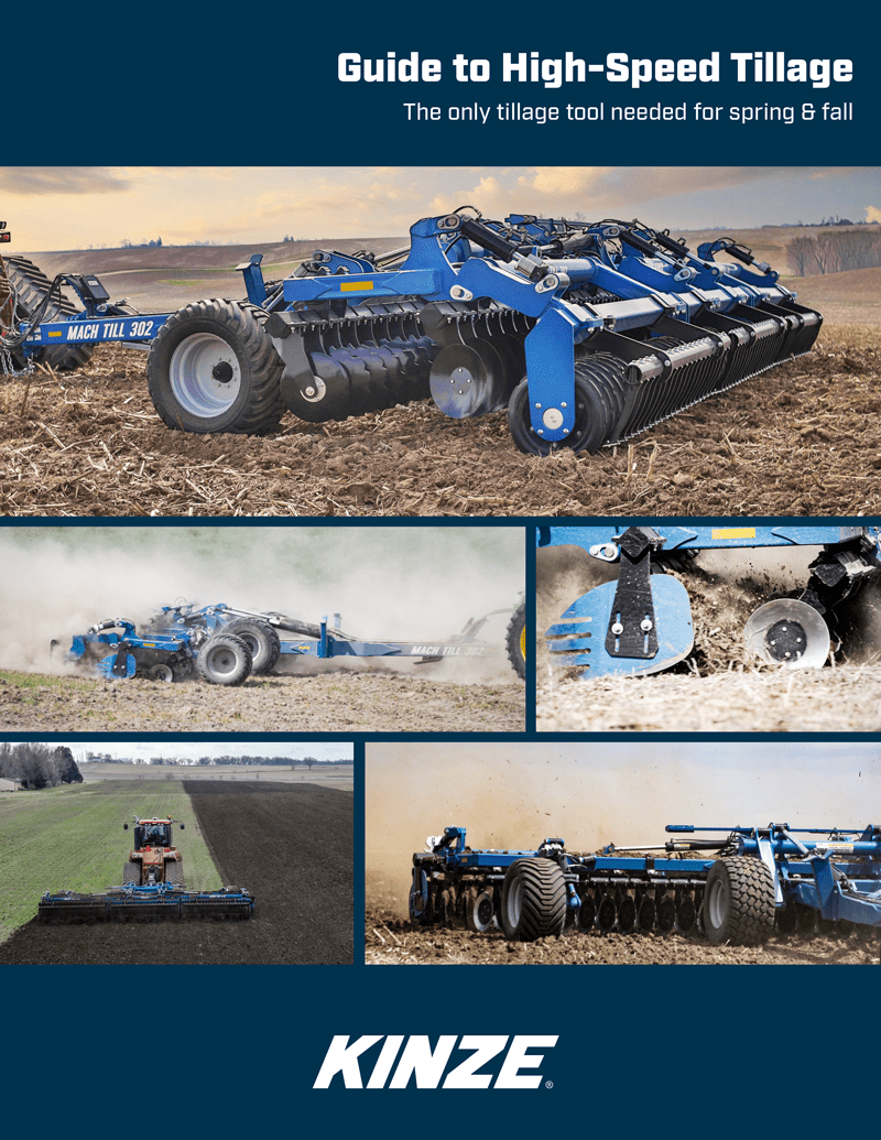 Guide to High Speed Tillage – Kinze